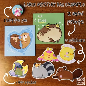 Mystery Bag, Cute Grab Bag Sticker, Meme Sticker, Kawaii Sticker, Cute ...