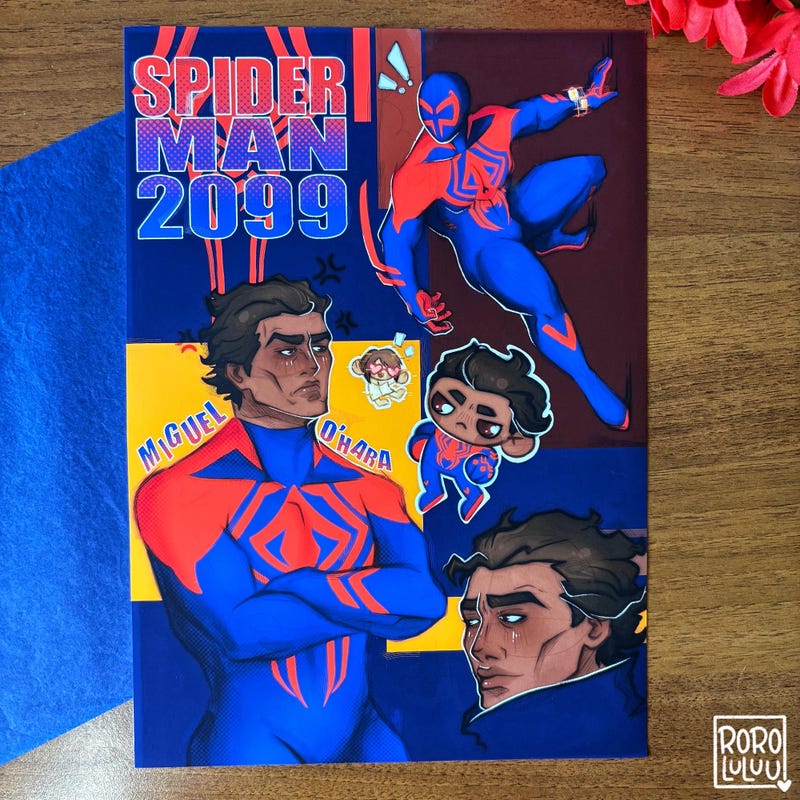 Spiderman Label Notebook - Etsy