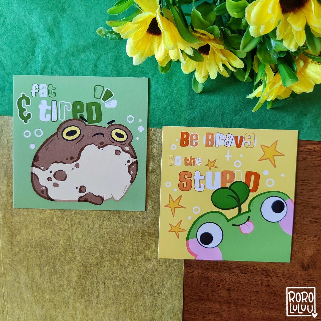 Frog + Toad Mini Prints // Animal Art Prints // Cute Prints for Gifts ...