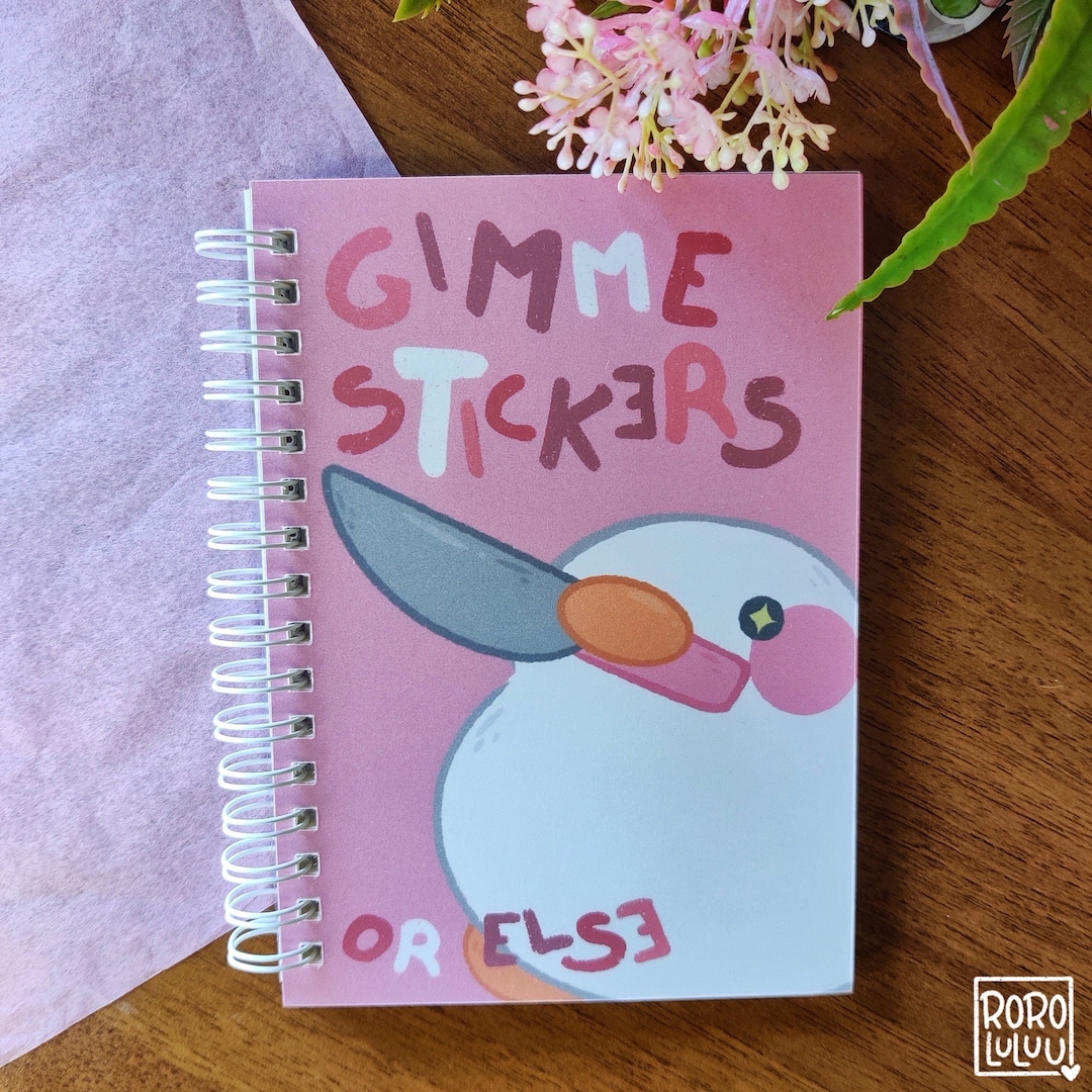 Gimme Stickers Duck Stickerbook // Cute Frog Sticker Book , Libro per ...