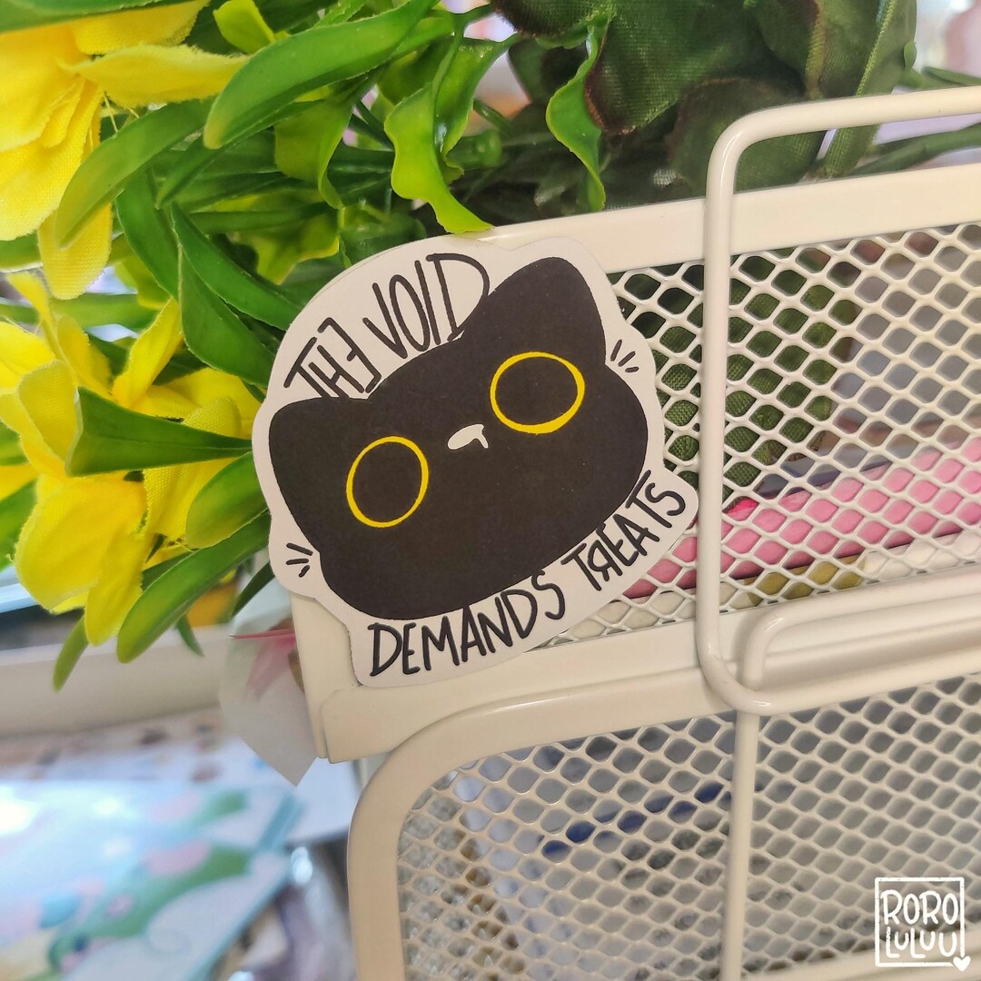 The Void Magnet // Cute Cat Magnet, Gifts, Happy Mail, Fridge Magnet - Etsy