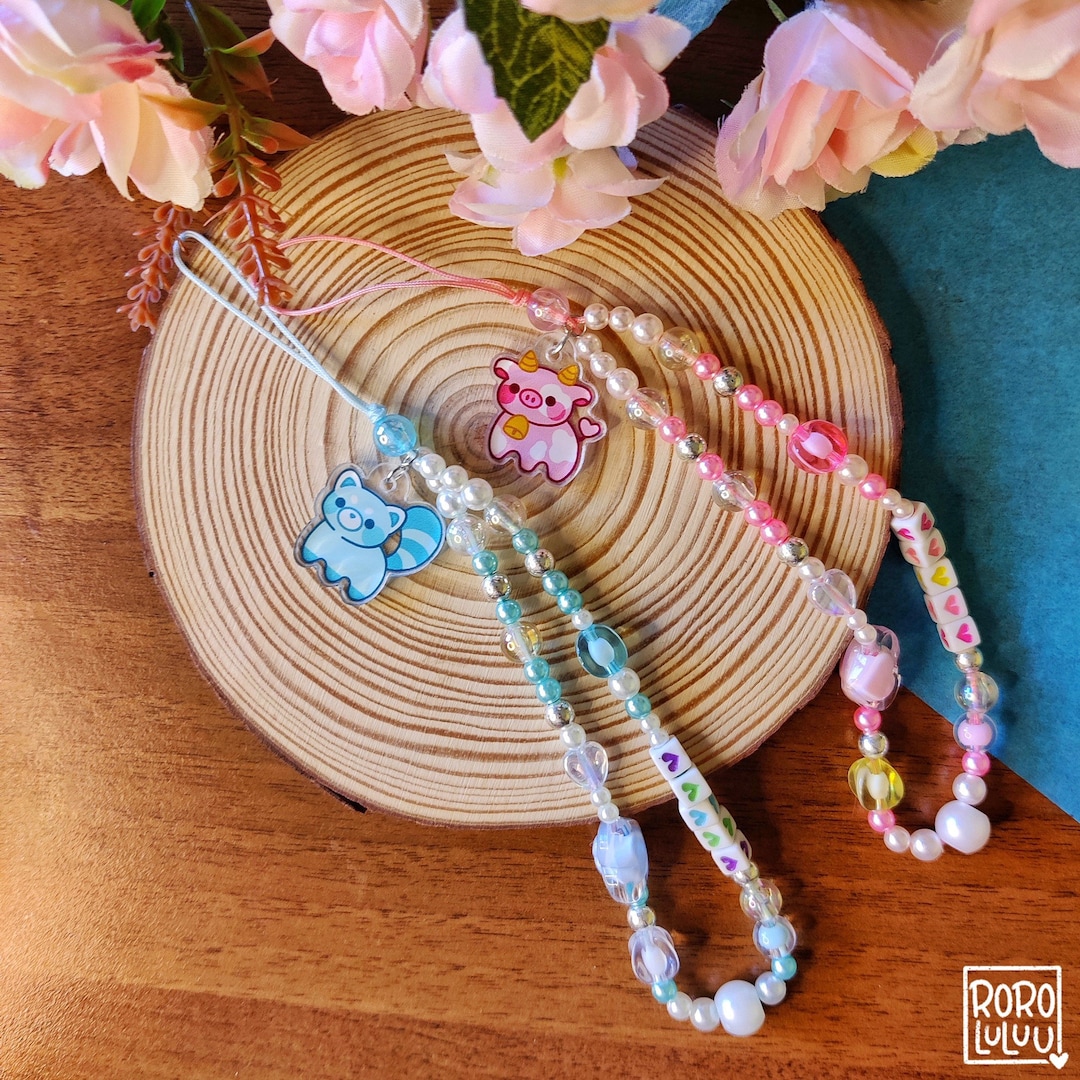 Pastel Animals Phone Straps// Animal Phone Straps // Cute Phone Straps ...