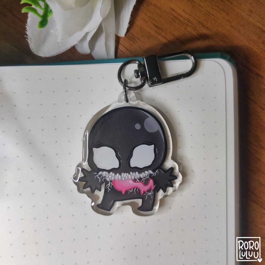 Venom OWO Double Sided Keychain // Cute Acrylic Keychain, Movie ...