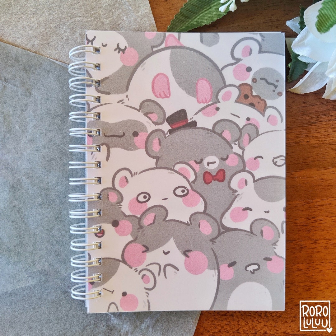 Hamster Stickerbook // Cute Hamster Sticker Book , Book for Collecting ...