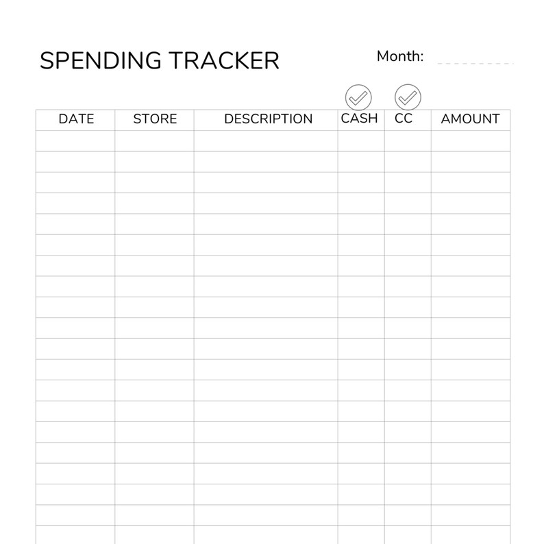 Finance Planner Printable, Expense Tracker, Bill Tracker, Weekly ...