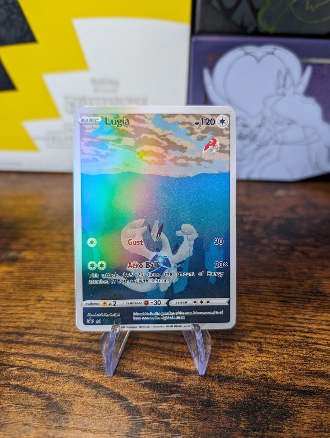 Custom Lugia Pokemon Card - Etsy