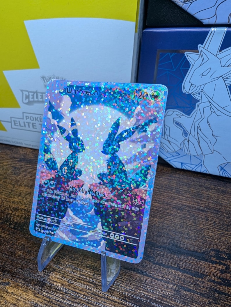 Custom Umbreon Pokémon Card - Etsy