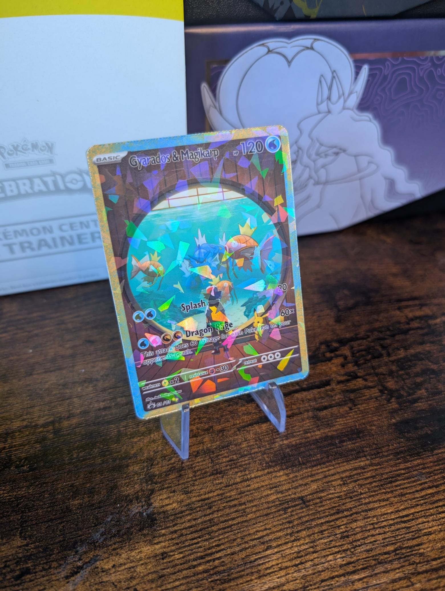 Custom Gyarados and Magikarp Pokemon Card - Etsy