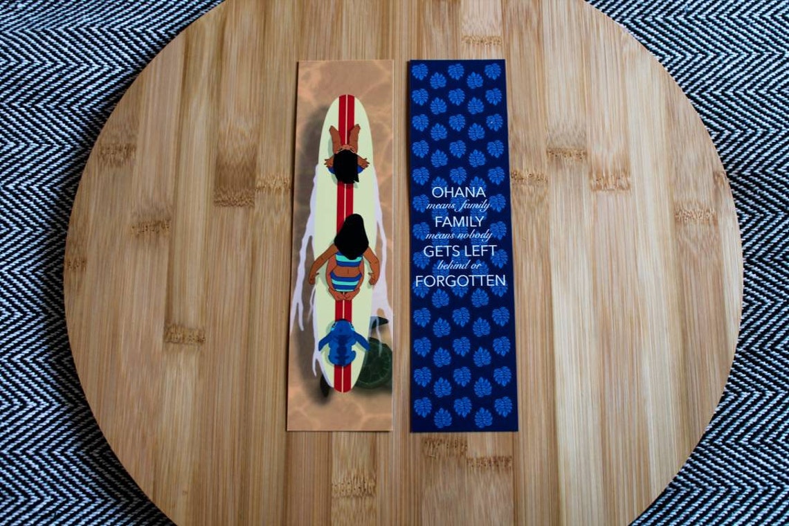 Lilo & Stitch inspired bookmark | Etsy