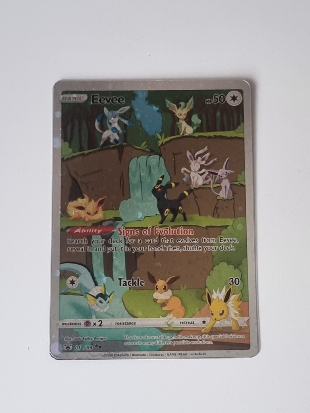 Custom Eevee Evolutions Pokemon Card - Etsy UK
