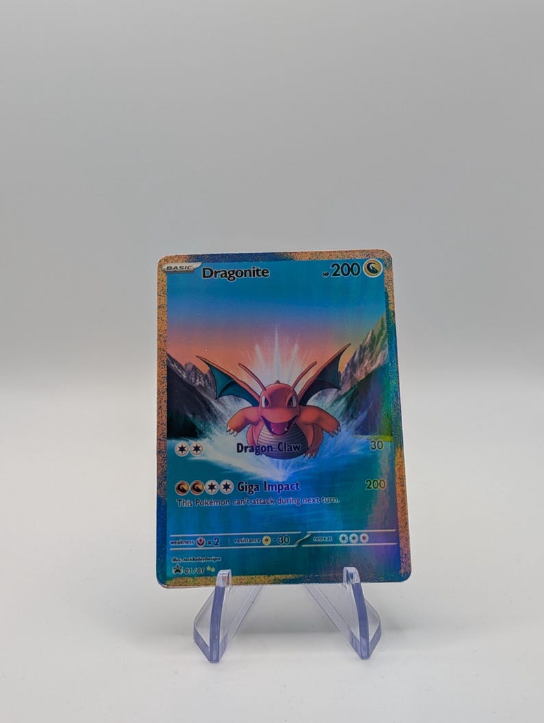Custom Flying Dragonite Pokemon Card - Etsy