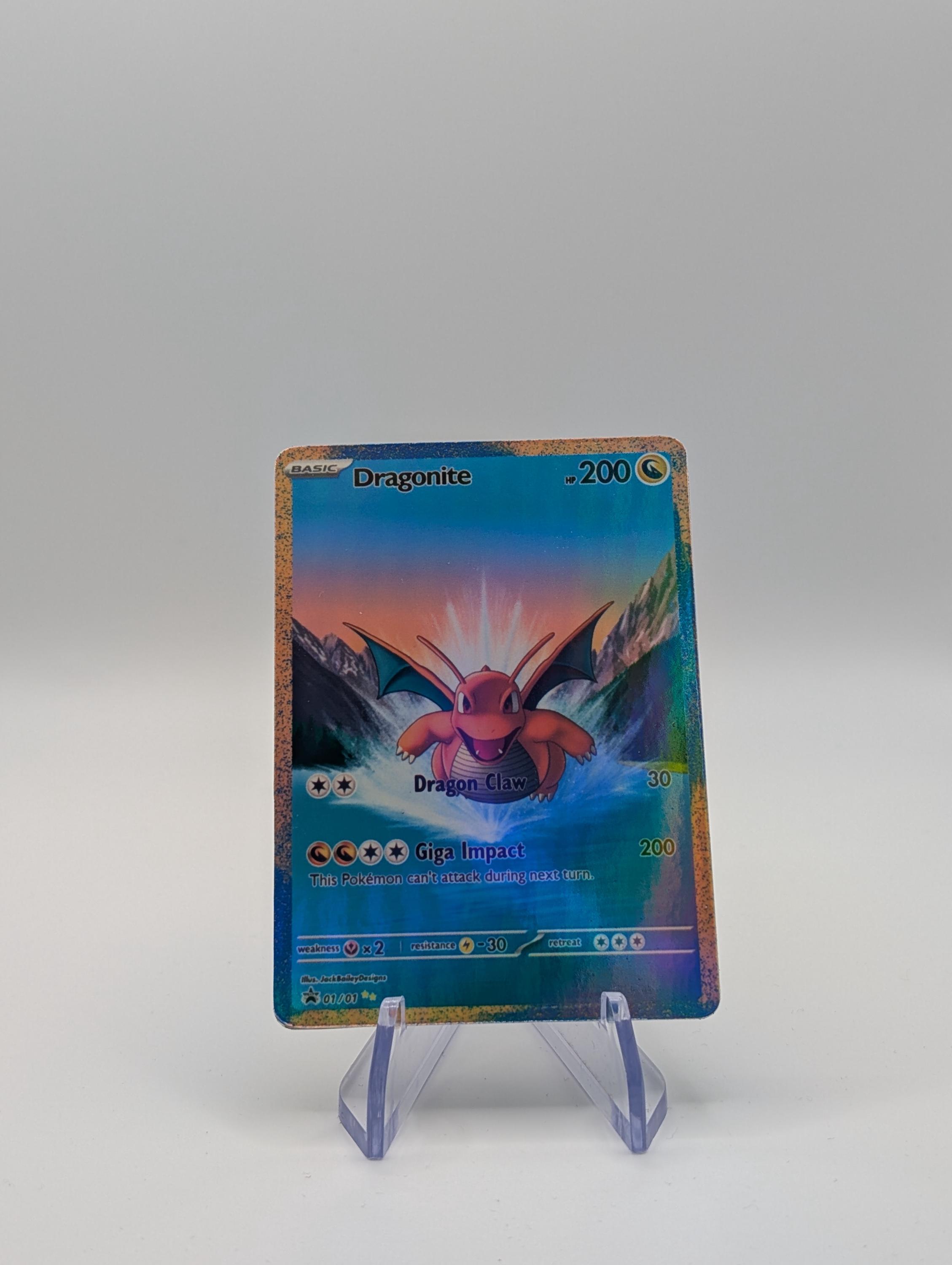 Custom Flying Dragonite Pokemon Card - Etsy