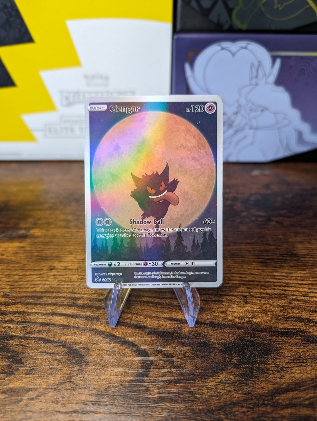 Gengar Custom Pokemon Card - Etsy