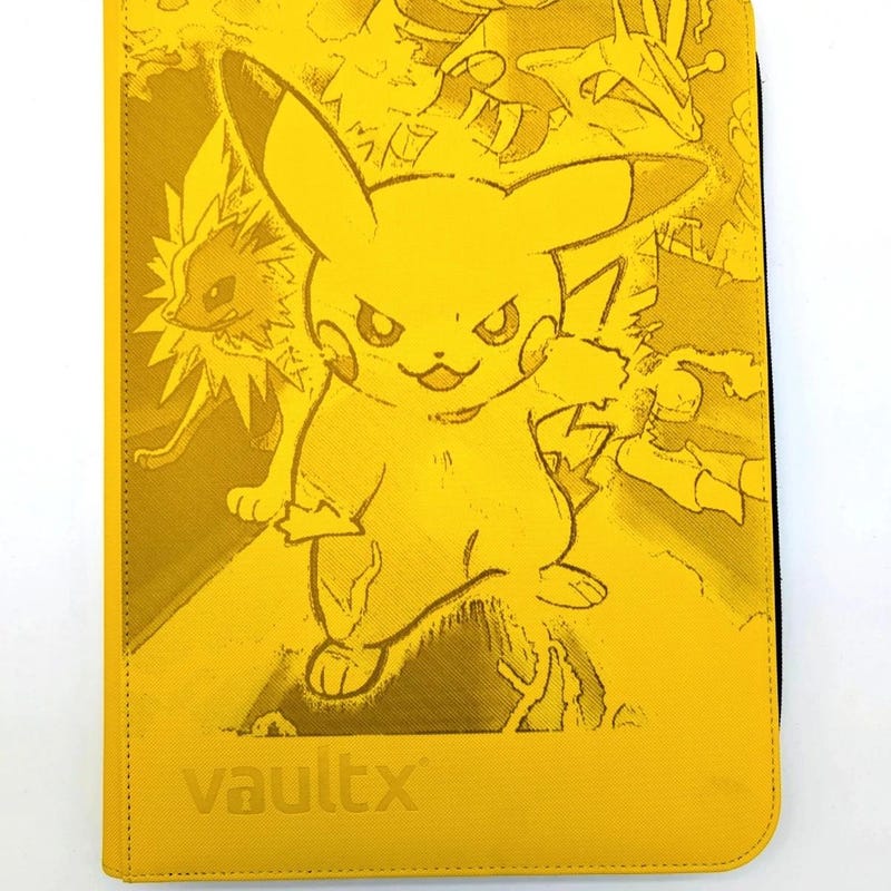 Pikachu Binder Painted - Etsy UK