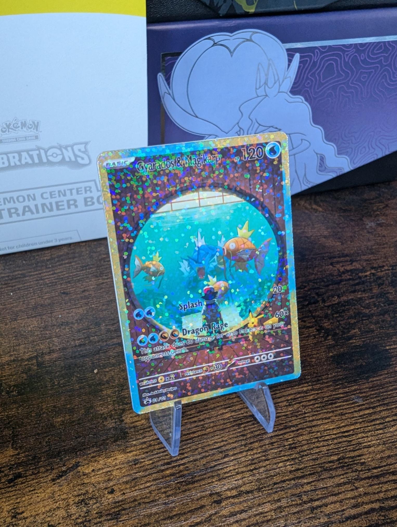 Custom Gyarados and Magikarp Pokemon Card - Etsy