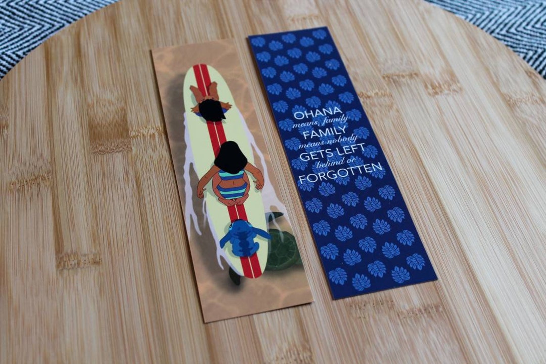 Lilo & Stitch Inspired Bookmark - Etsy