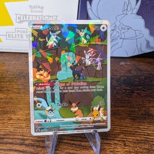 Custom Eevee Evolutions Pokemon Card - Etsy