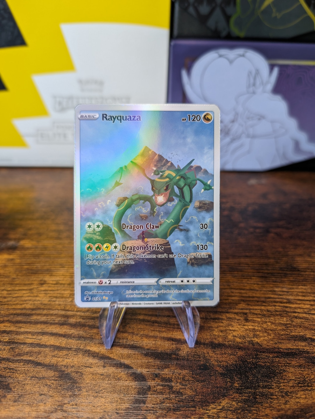 Custom Rayquaza Pokemon Card - Etsy