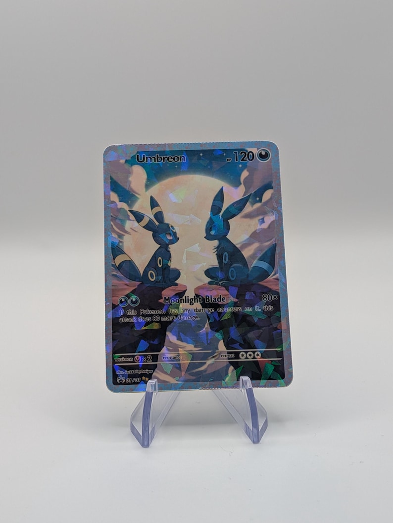 Custom Umbreon Pokémon Card - Etsy