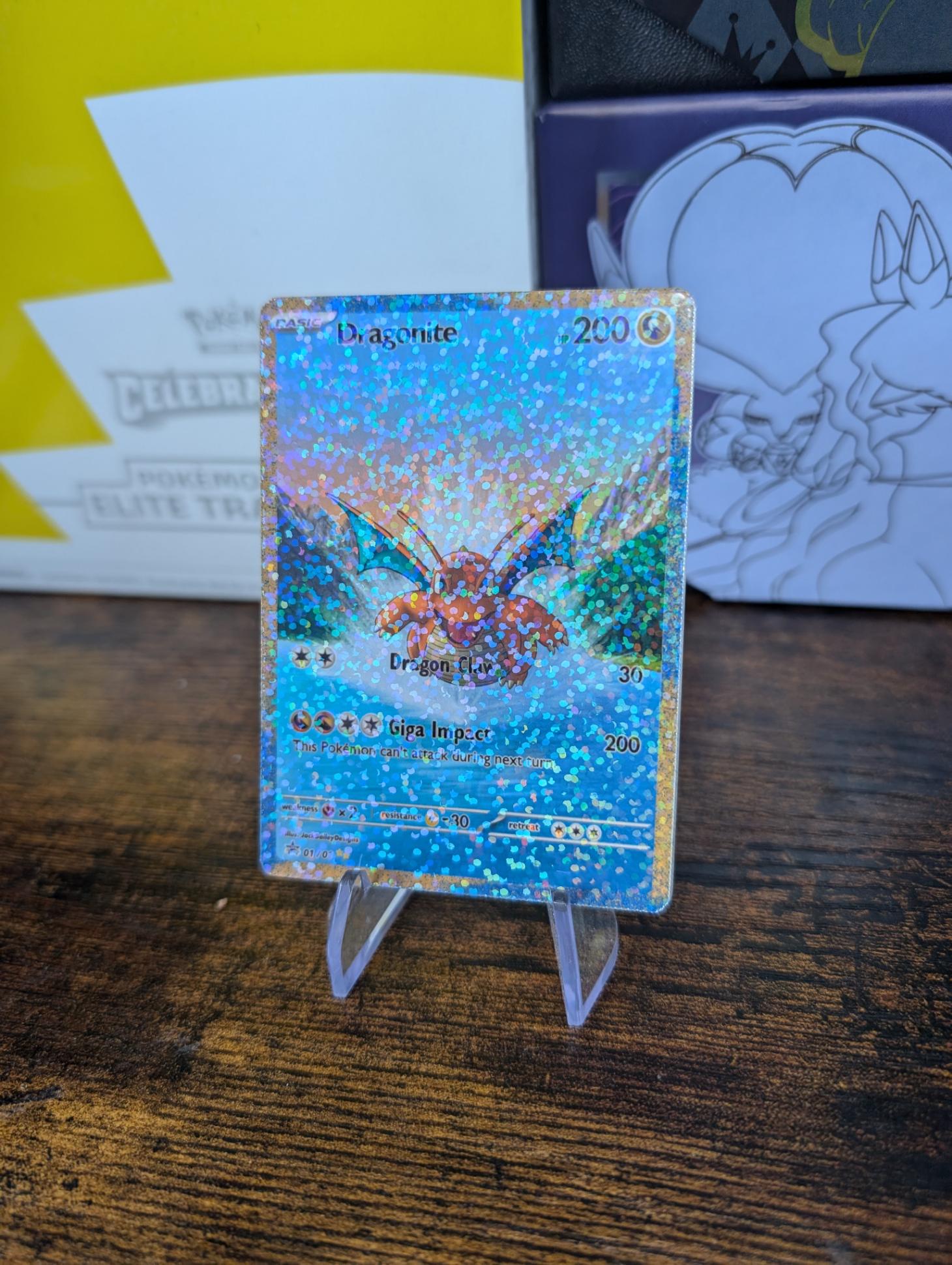 Custom Flying Dragonite Pokemon Card - Etsy