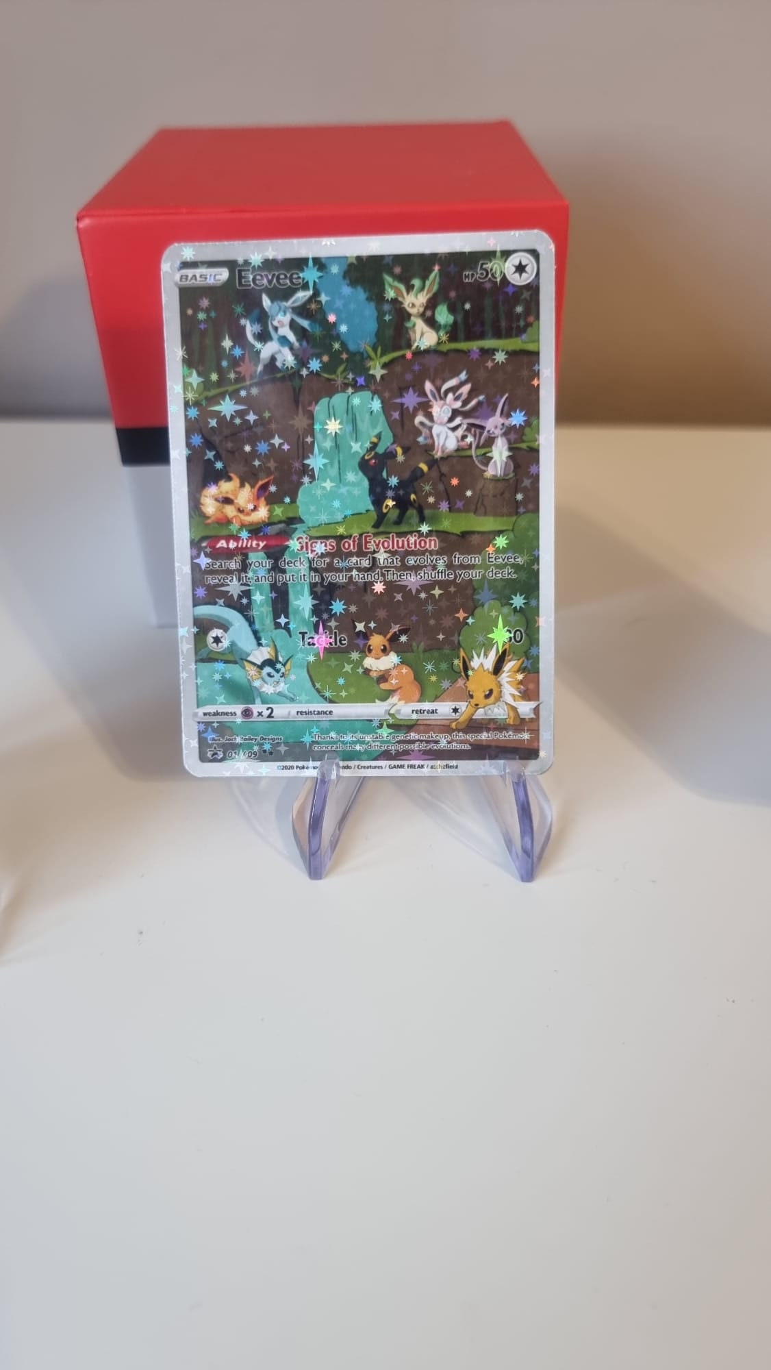 Custom Eevee Evolutions Pokemon Card - Etsy