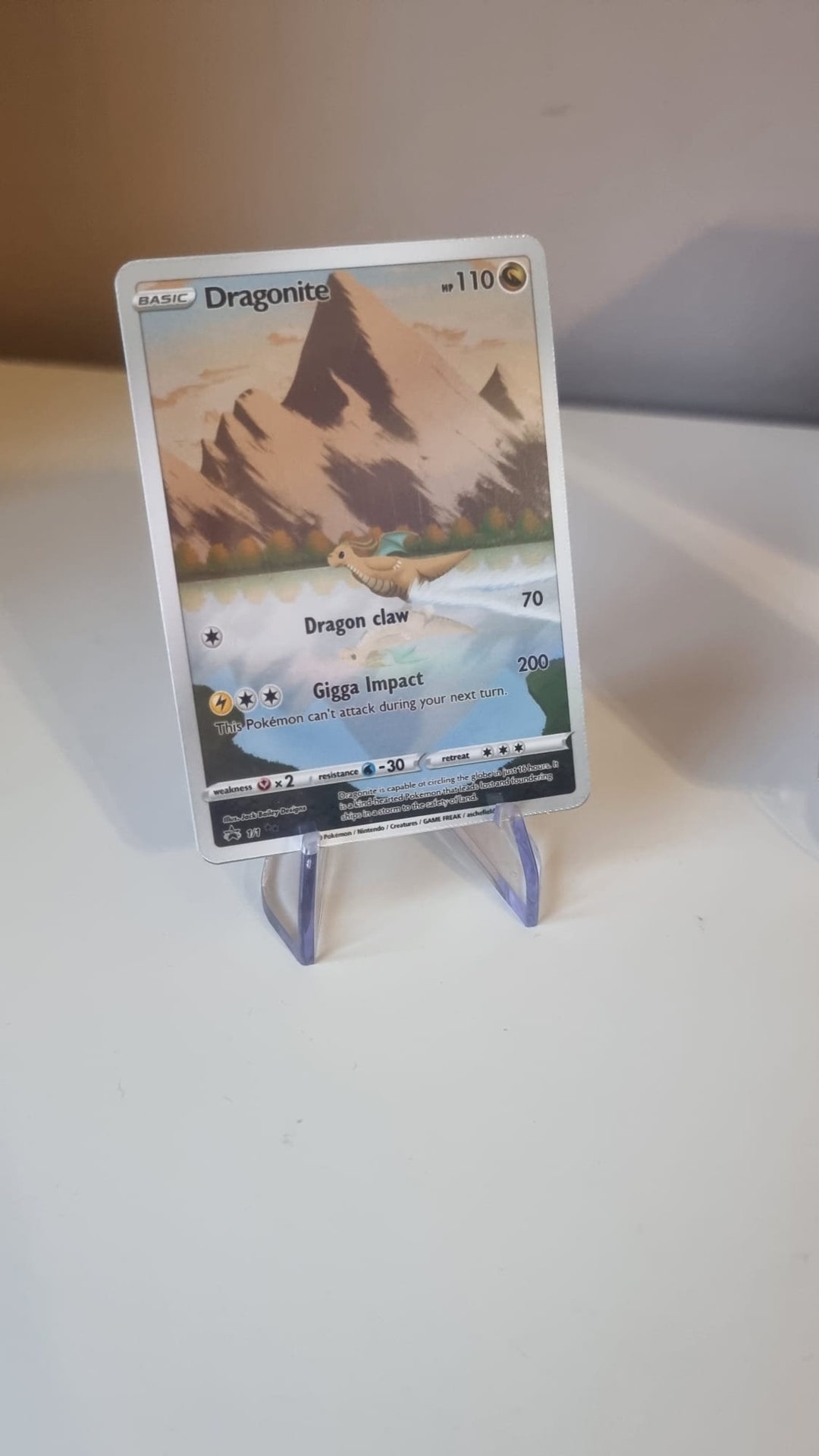 Custom Dragonite Pokemon Card - Etsy