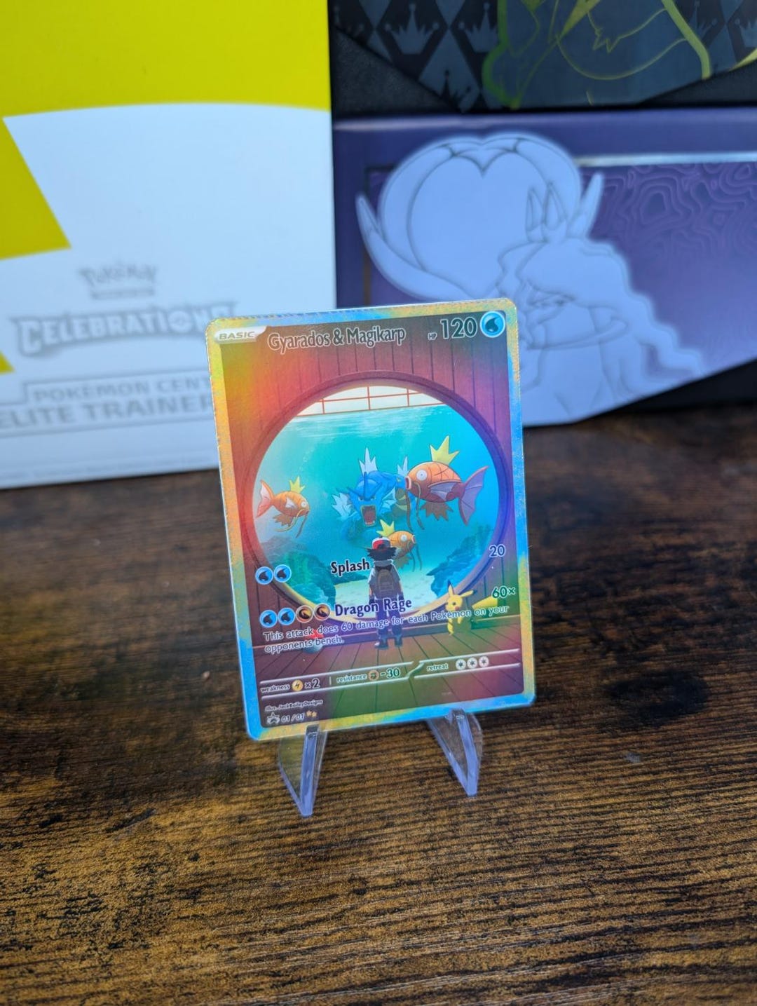 Custom Gyarados and Magikarp Pokemon Card - Etsy