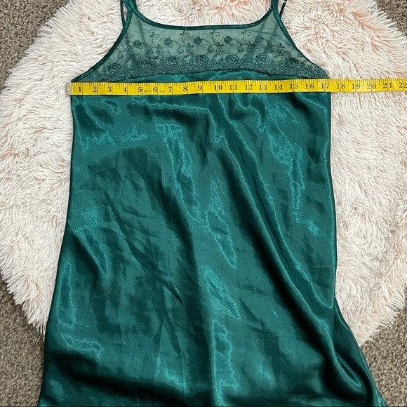 Vintage California Dynasty Emerald Green Chemise - Etsy