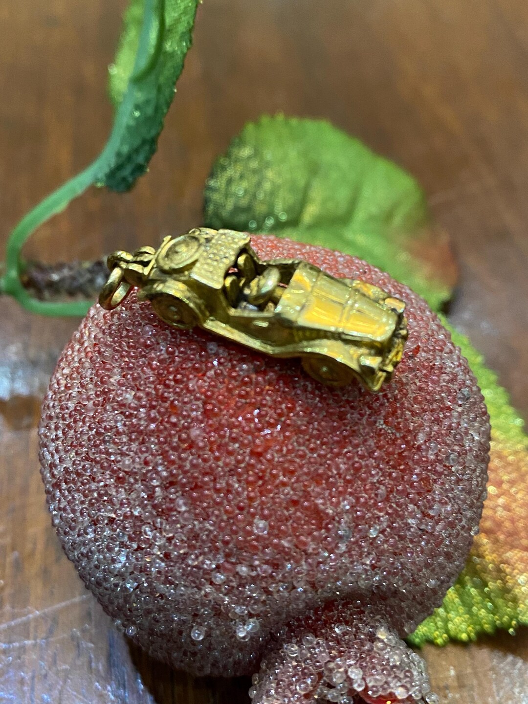 Car Charm in 9ct Yellow Gold - Collectible Charm or Pendant, Cute ...