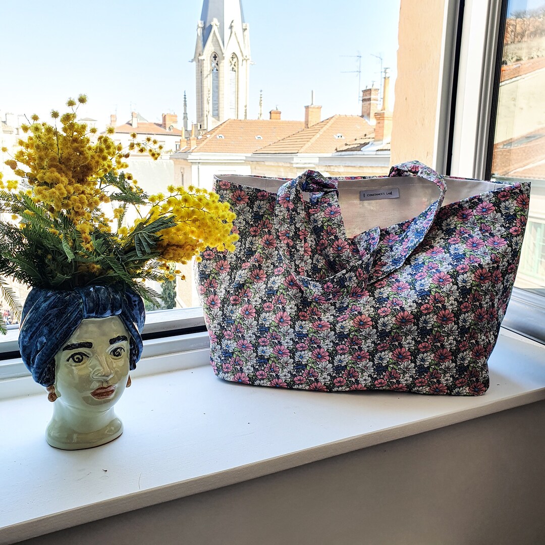 Joseph Tote Bag Floral Version Medium Size - Etsy