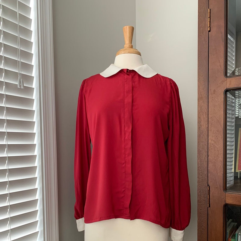 Womens Peter Pan Collar Tops - Etsy