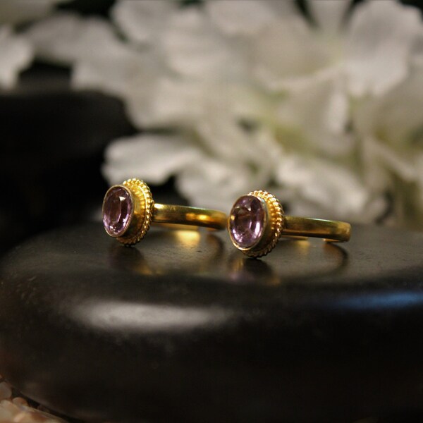 Stone Toe Ring - Etsy