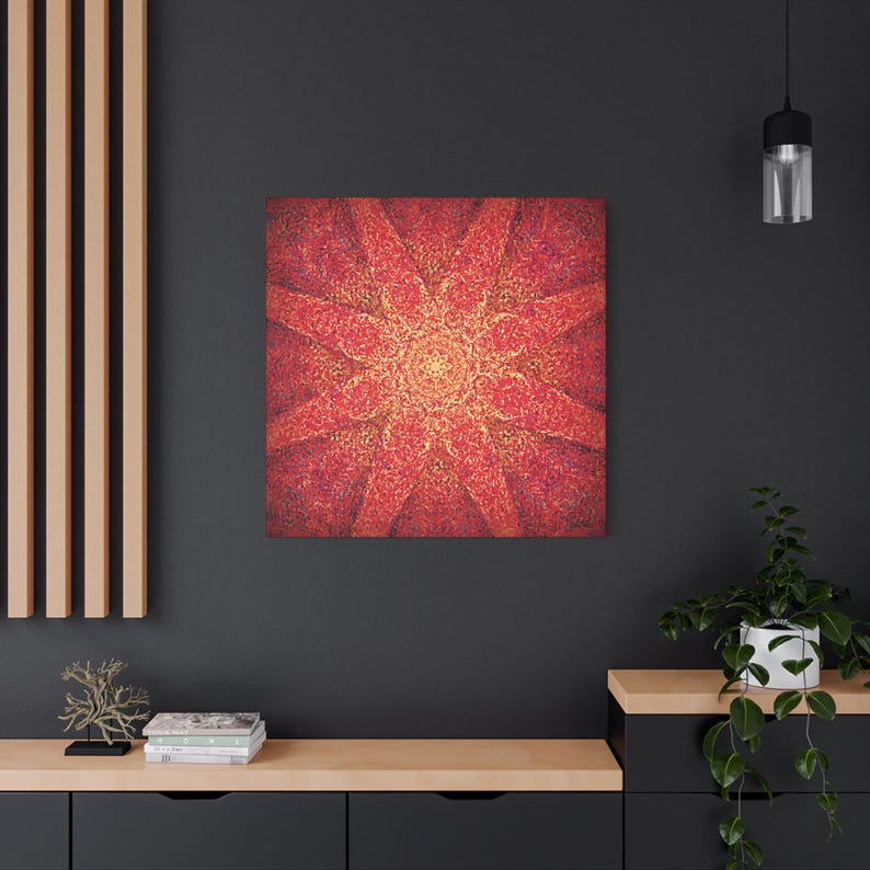 STAR OF ISHTAR - Contemporary Mandala Fine Art Digital Print on 1.5 ...