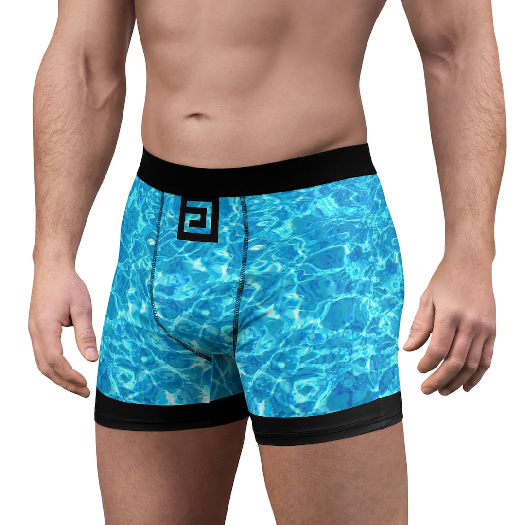 Splash Men's Boxer Briefs Water Swimming Pool Summer Image Design by ...