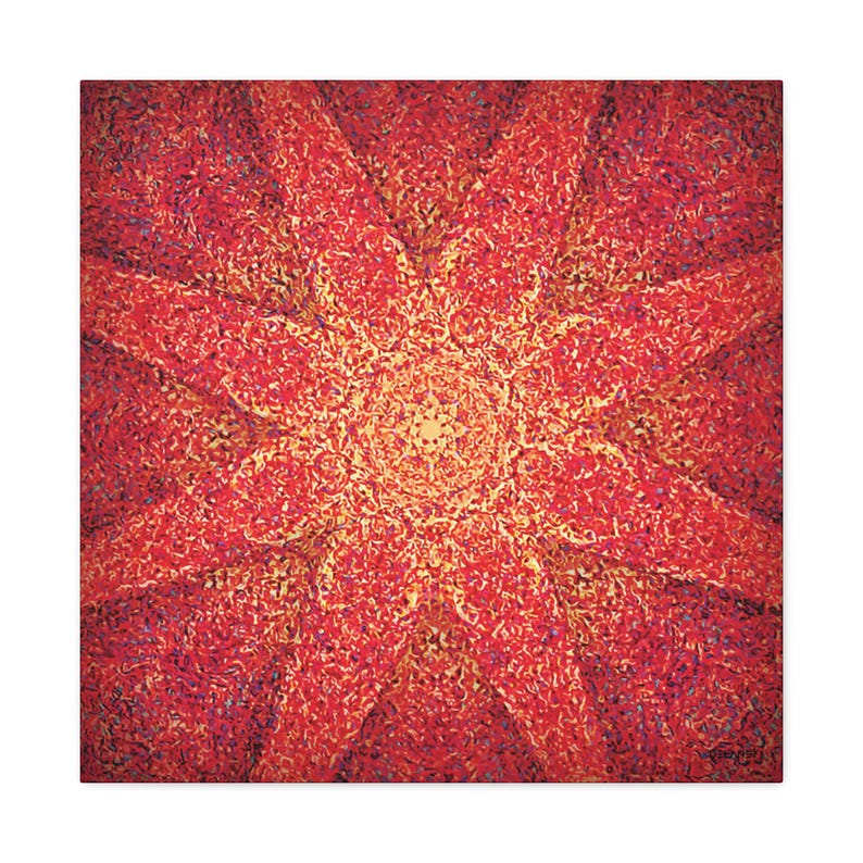 STAR OF ISHTAR - Contemporary Mandala Fine Art Digital Print on 1.5 ...