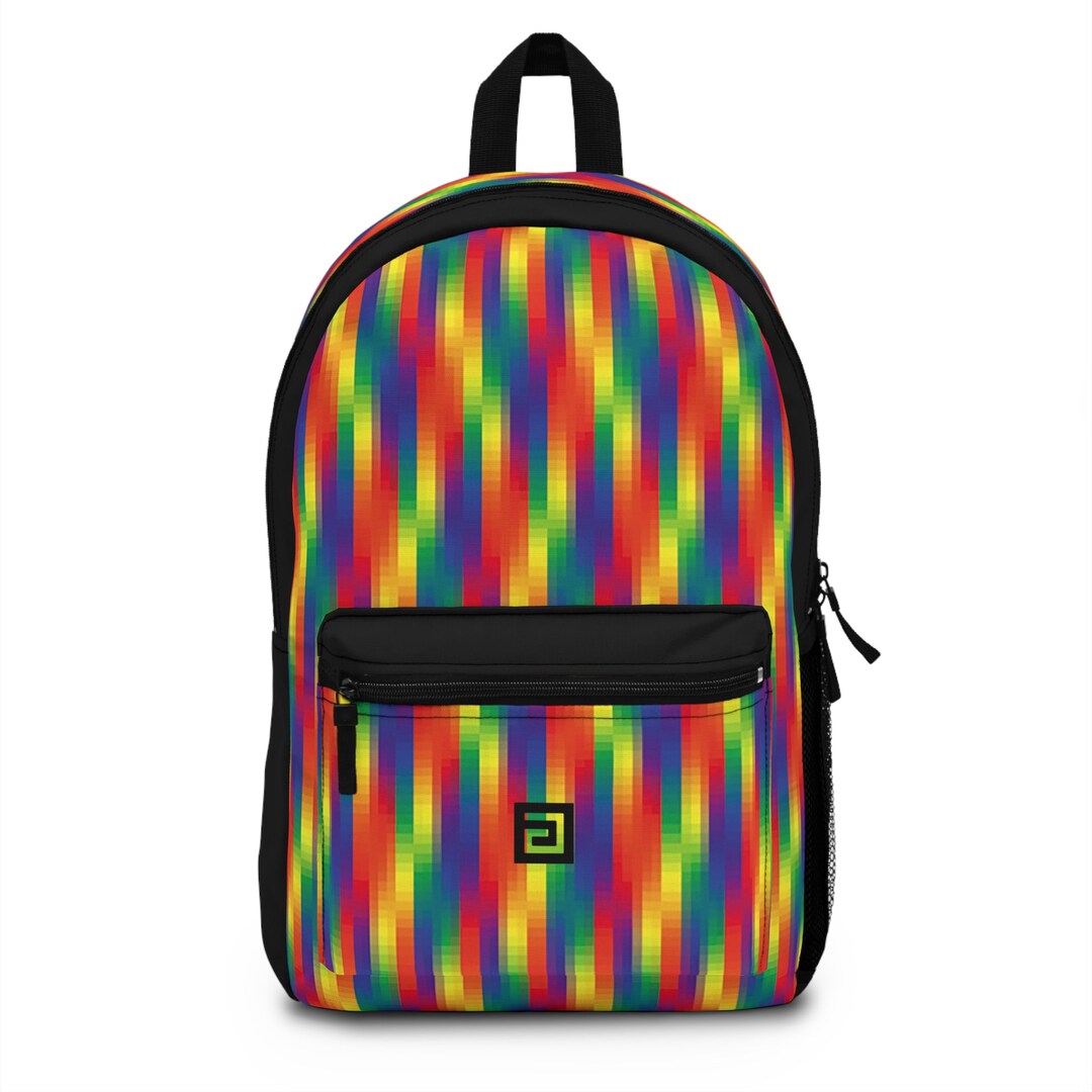 Prismosaic Backpack Spectrum Inspired Colorful Design by Artist Gerard ...