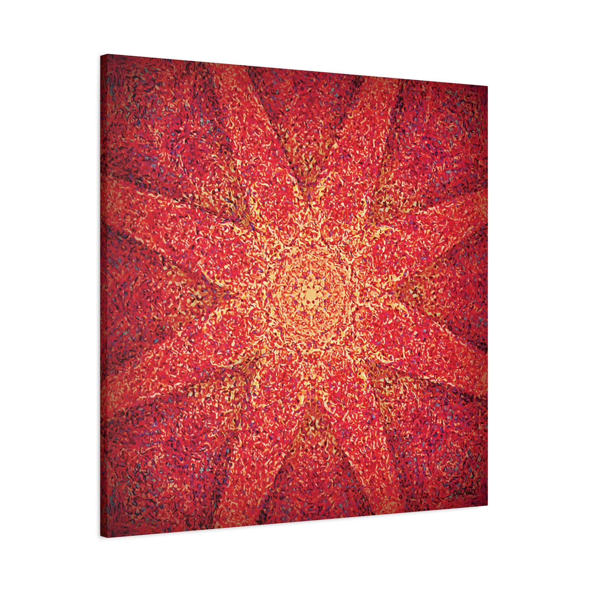 STAR OF ISHTAR - Contemporary Mandala Fine Art Digital Print on 1.5 ...