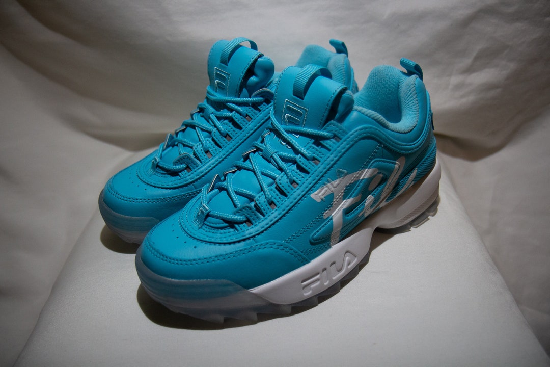 Bright Blue Filas Never Worn - Etsy