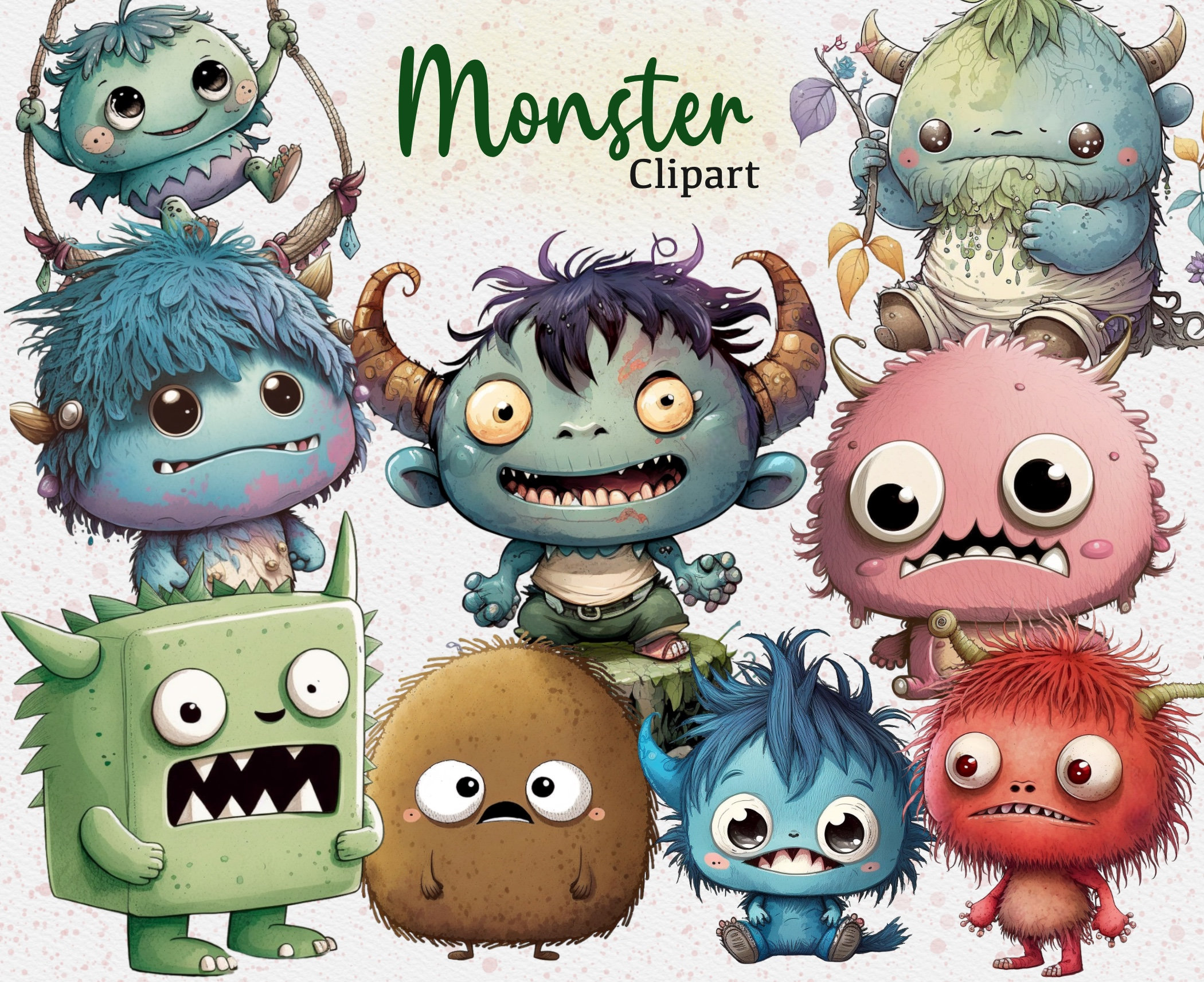 Cute Baby Monsters
