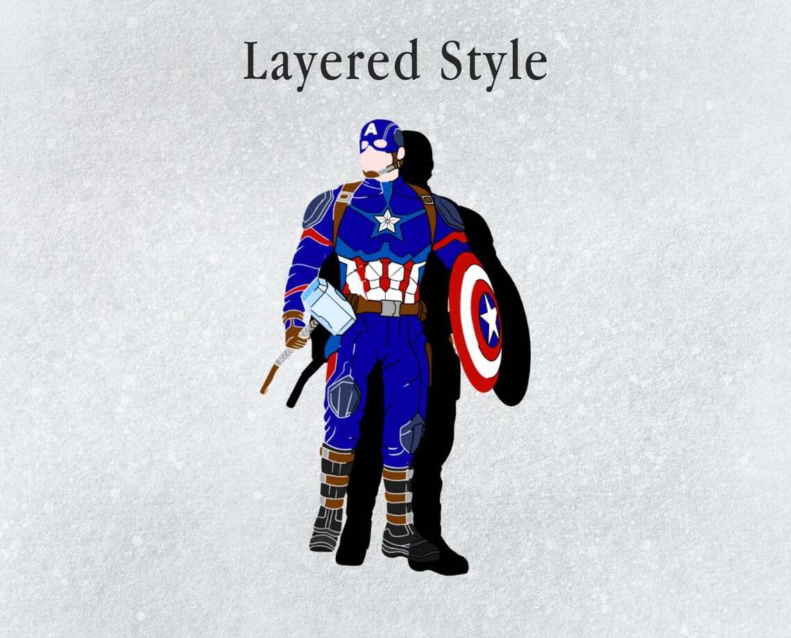 Faceless America Superhero Potrait Svg Captain Super Svg - Etsy