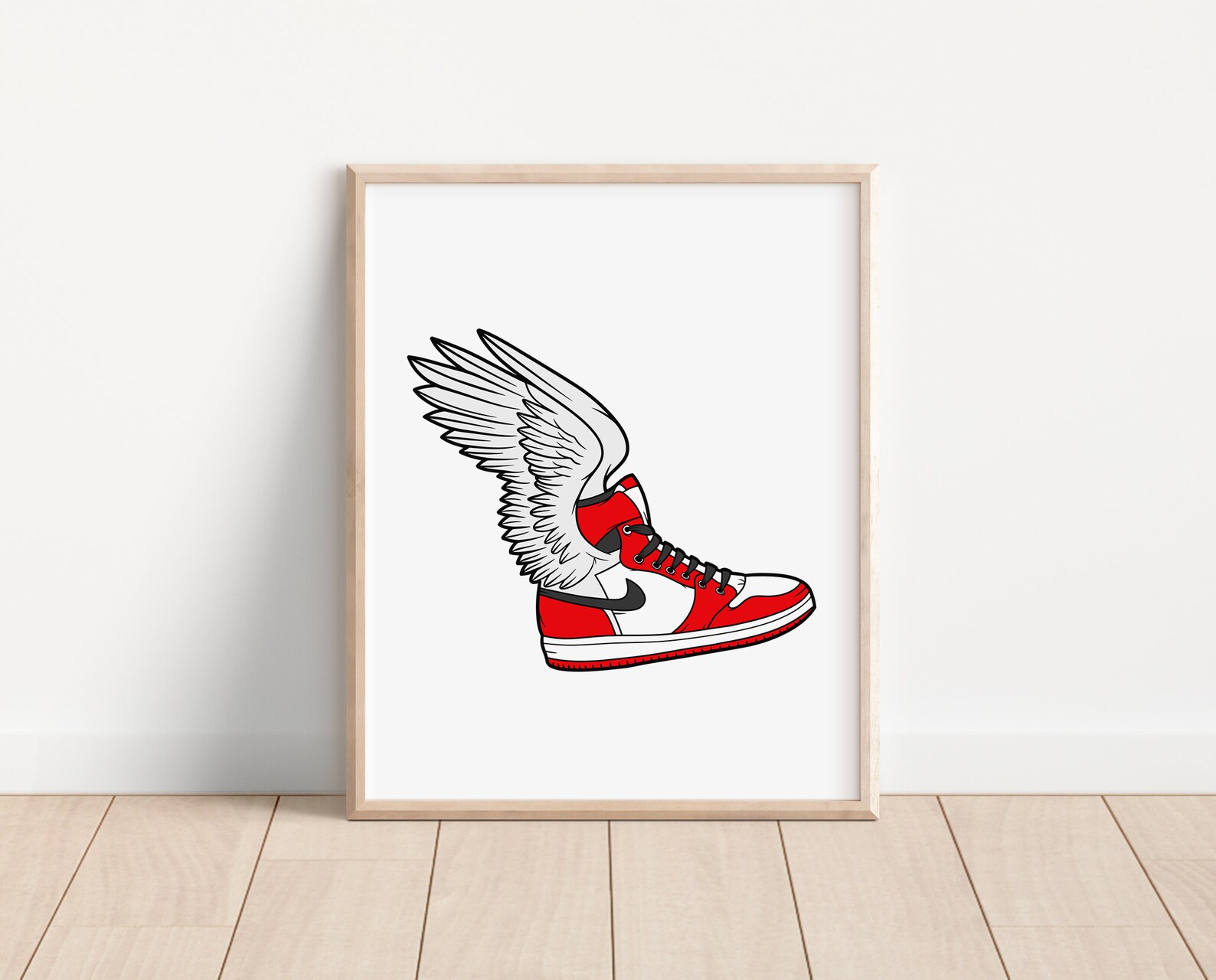 Winged Sneaker Svg, Sneaker Svg, Sneaker Clipart, Shoe With Wing Png ...