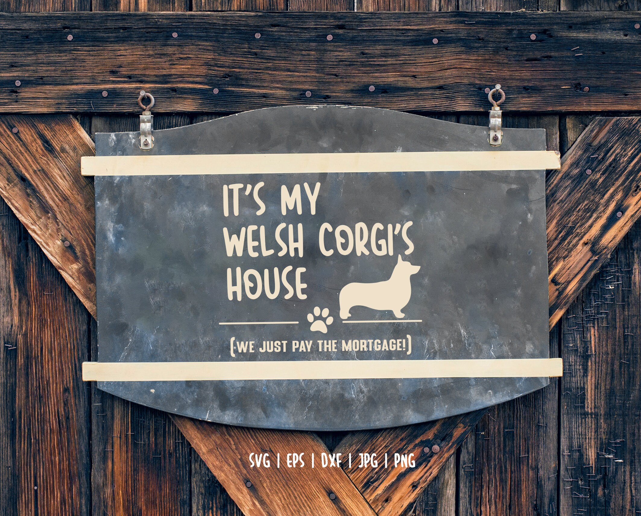 Corgi Sign Silhouette SVG Corgi Sign Dog Sign Corgi | Etsy