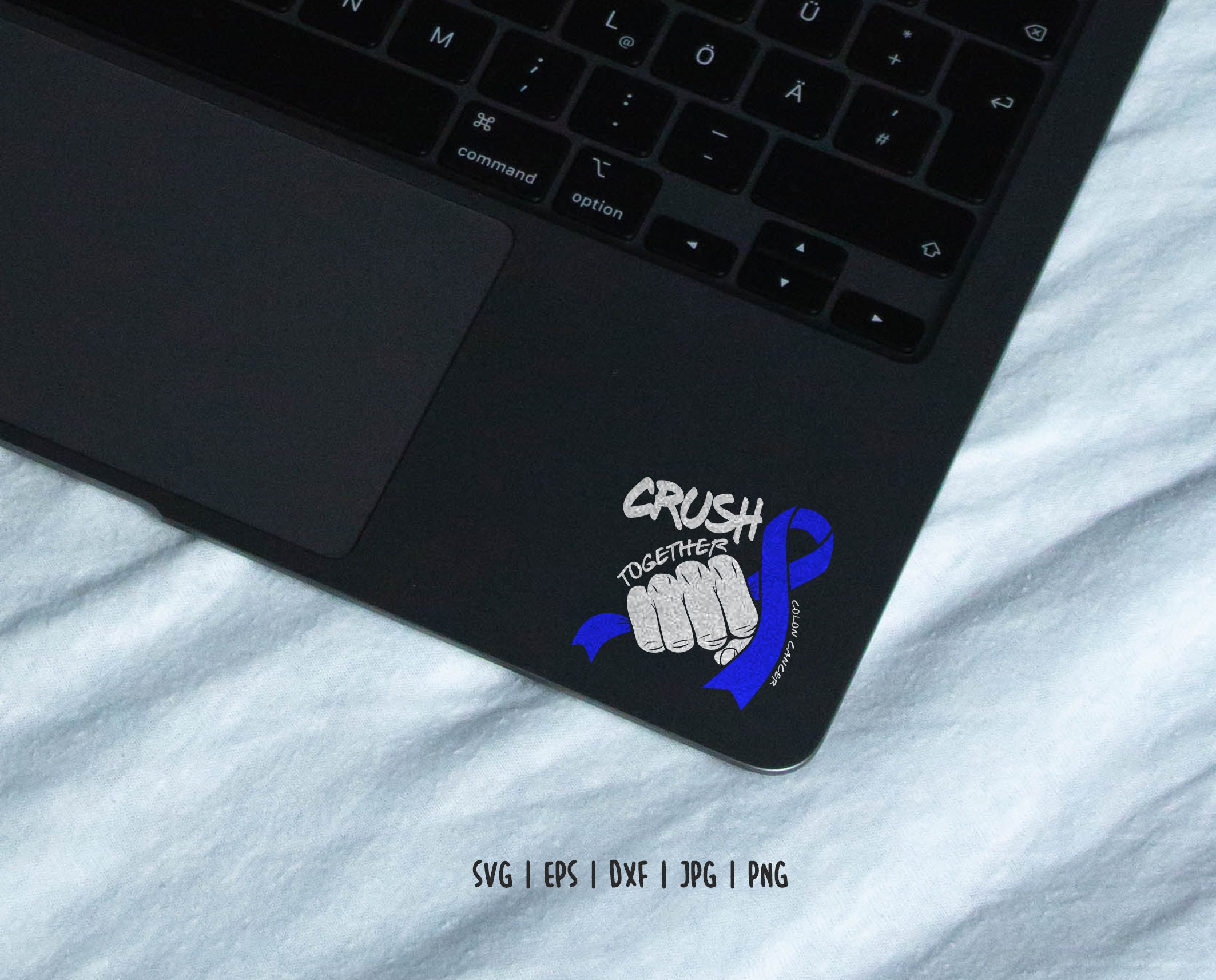 Crush Colon Cancertogether Svg, Colon Cancer Awareness, Cancer ...