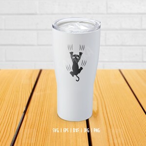 Fallin Cat SVG, Cat SVG, Cat Clipart, Cat Silhouette, Cat Decal ...