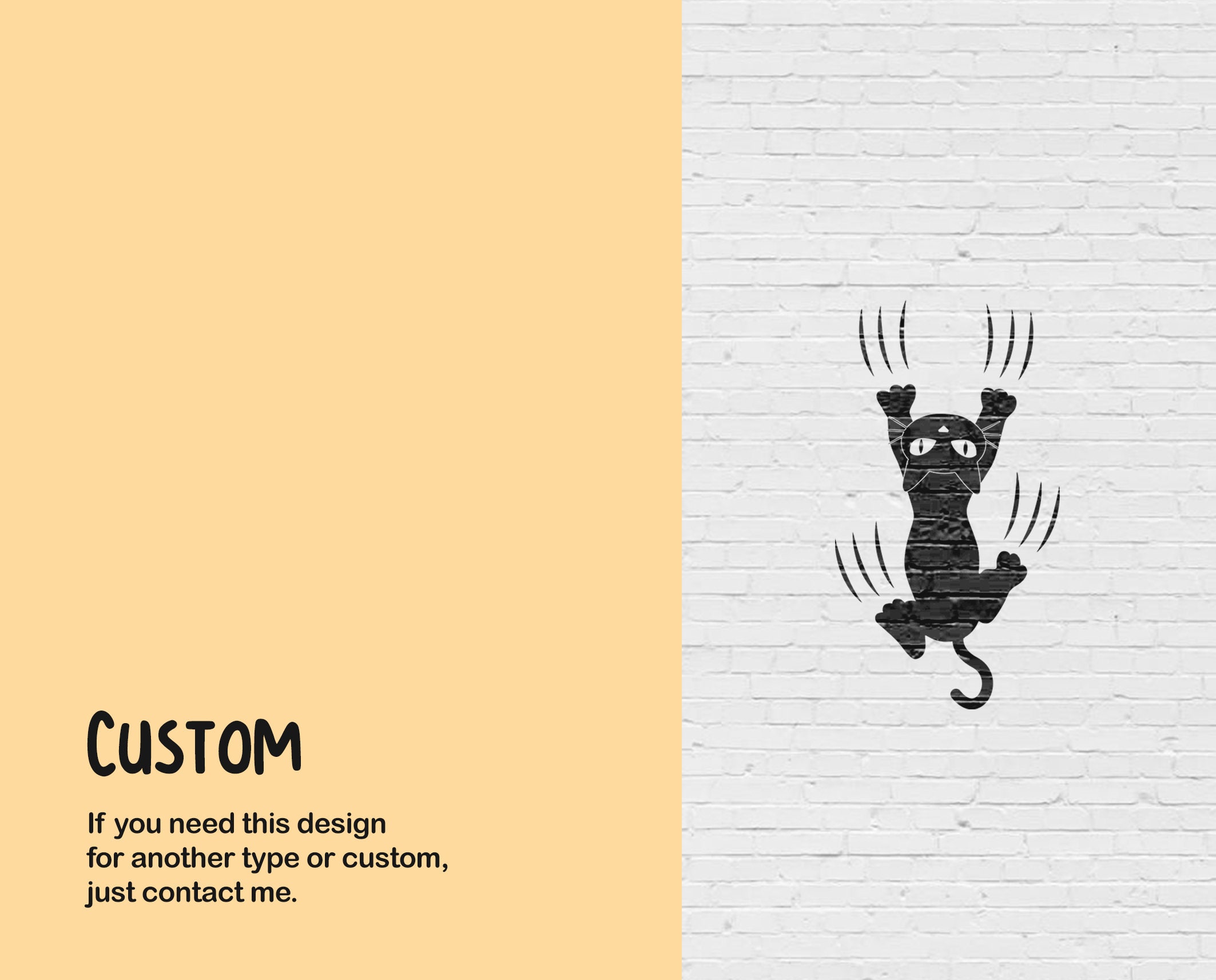 Fallin Cat SVG Cat SVG Cat Clipart Cat Silhouette Cat - Etsy