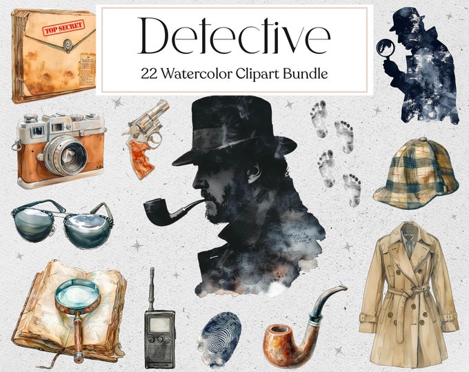 When I Grow Up-detective Clipart-instant Download-digital Clipart-png ...