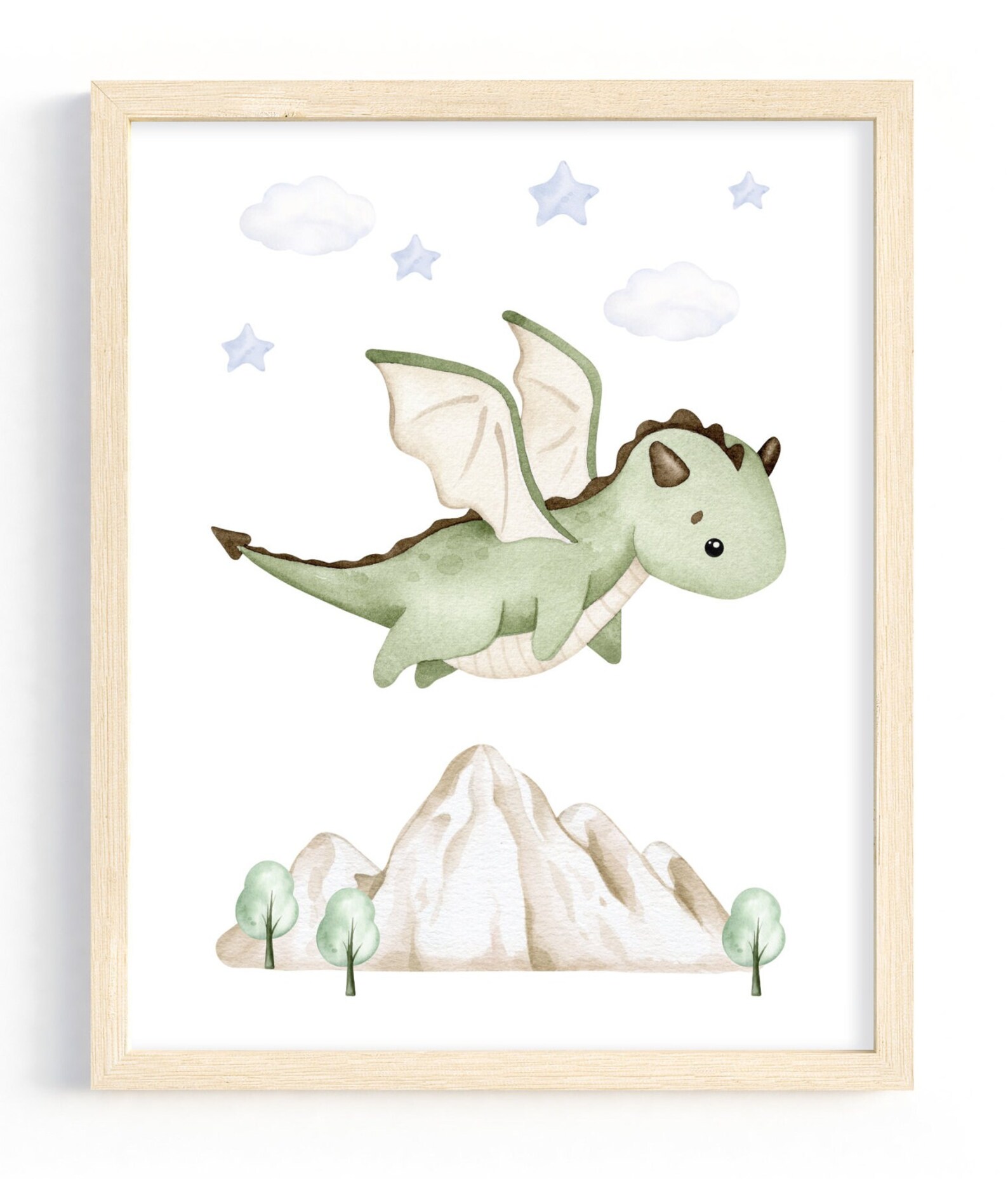 Nursery Dragon Prints-boy Dragon Decor-fairy Tale Nursery Art-baby ...