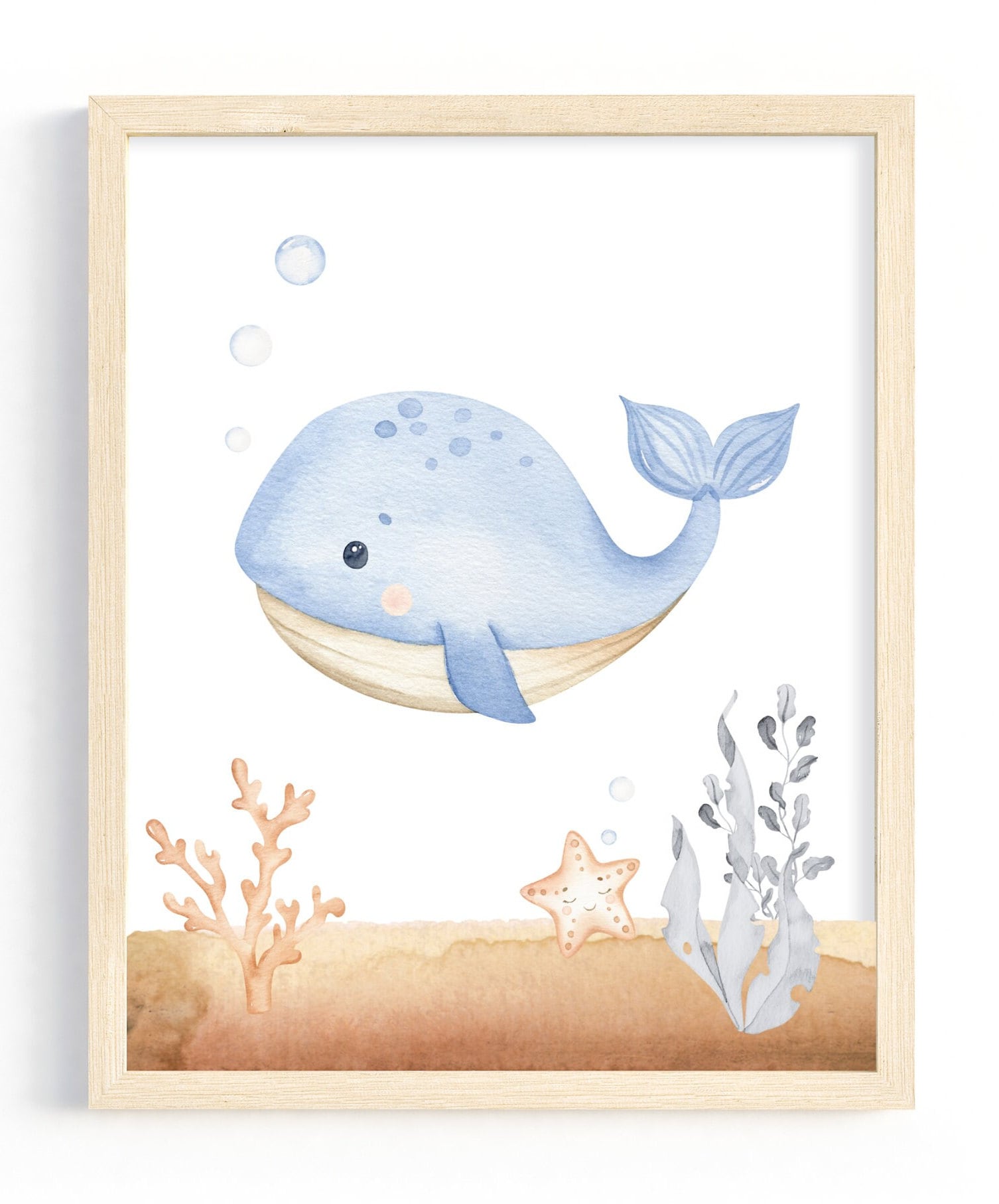 Under the Sea Nursery Wall Art-set of 9 Sea Life Posters-boy - Etsy