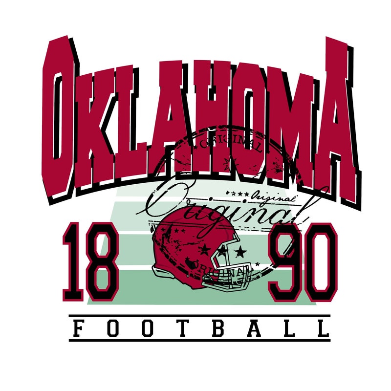 Oklahoma Football Png - Etsy