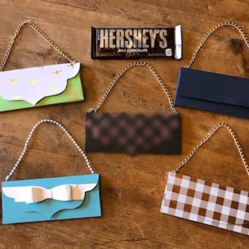 Chocolate Candy Bar Purse Clutch Favor Bag Box Perfect for - Etsy